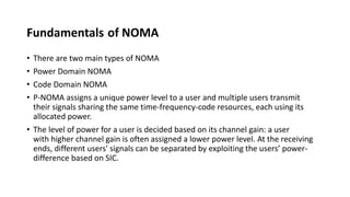 NOMA in 5G Networks | PPTX