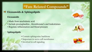 Fats and their importance and functions, waxes.pptx
