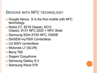 Near Field Communication (NFC) | PPTX