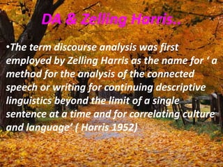 Discourse Analysis | PPTX