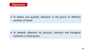 detection and detoxification of aflatoxin | PDF