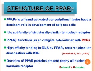 Fat and Beyond: The Diverse Biology of PPAR gamma | PPTX