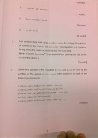 Final Paper UTP Algorithm Data Structure January 2010 | PDF