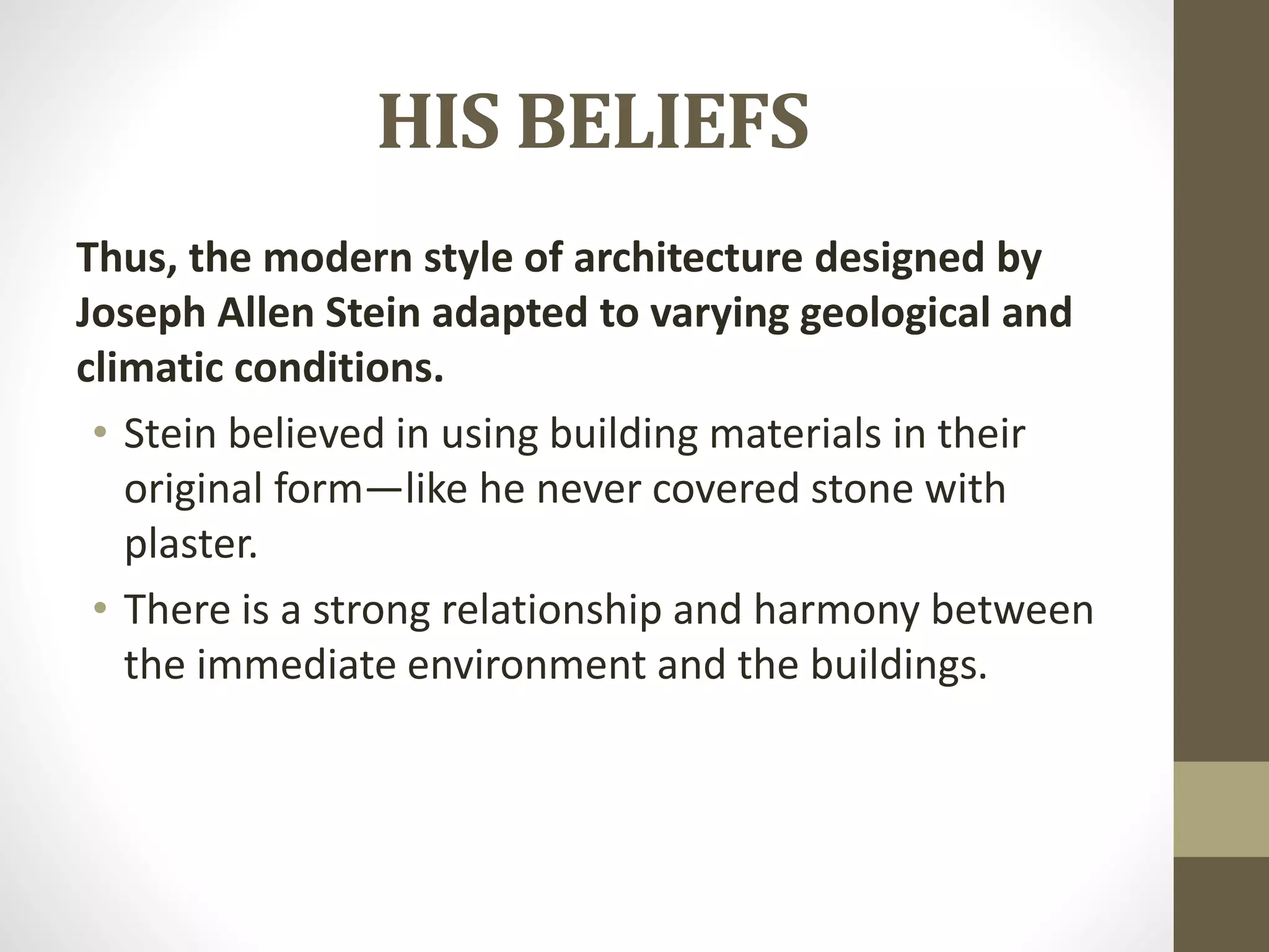 JOSEPH ALLEN STEIN | PPTX