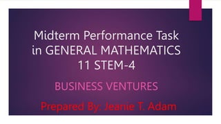 final JEANIE T. ADAM performance task in Math.pptx
