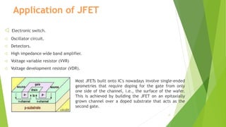 Basics of JFET | PPTX