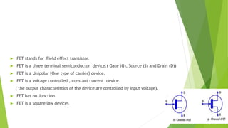 Basics of JFET | PPTX
