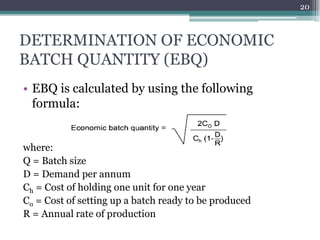 Job and batch costing | PPTX