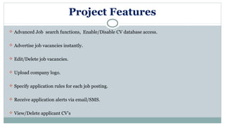 Virtual Job Portal System | PPT