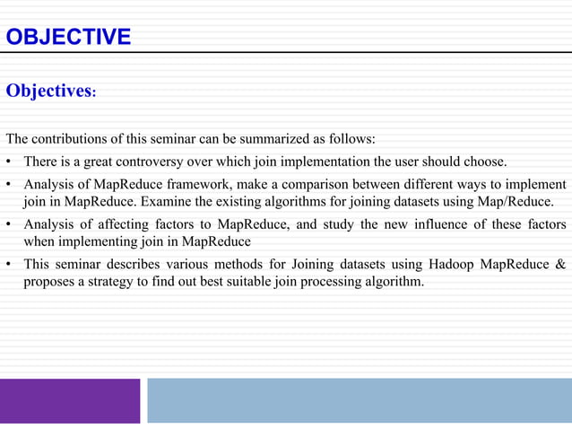 Join Algorithms In Mapreduce Ppt 2852