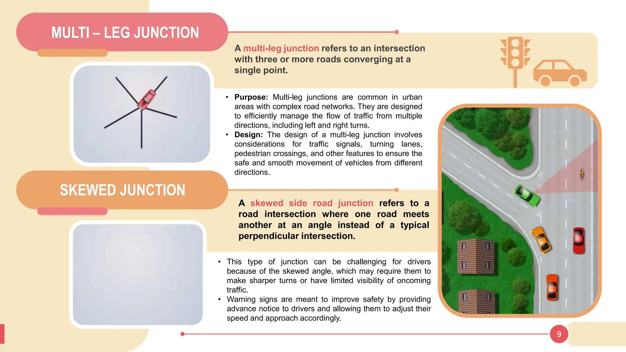 Road Junctions - Transportation Planning | PPTX
