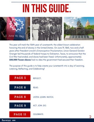 A guide for Juneteenth | PDF