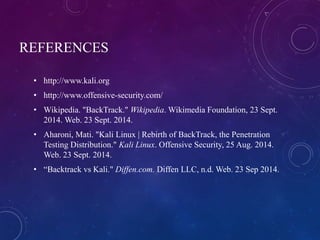 kali linux | PPTX