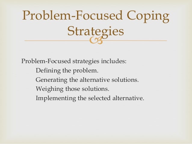 Effect of Copping Strategies to Deal With Daily Stress