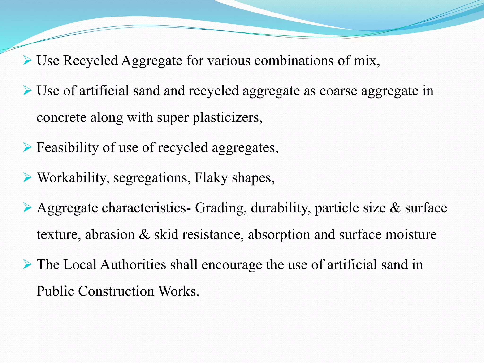 Fracture mechanics of CONCRETE CONTAINING recycled aggregate | PPT