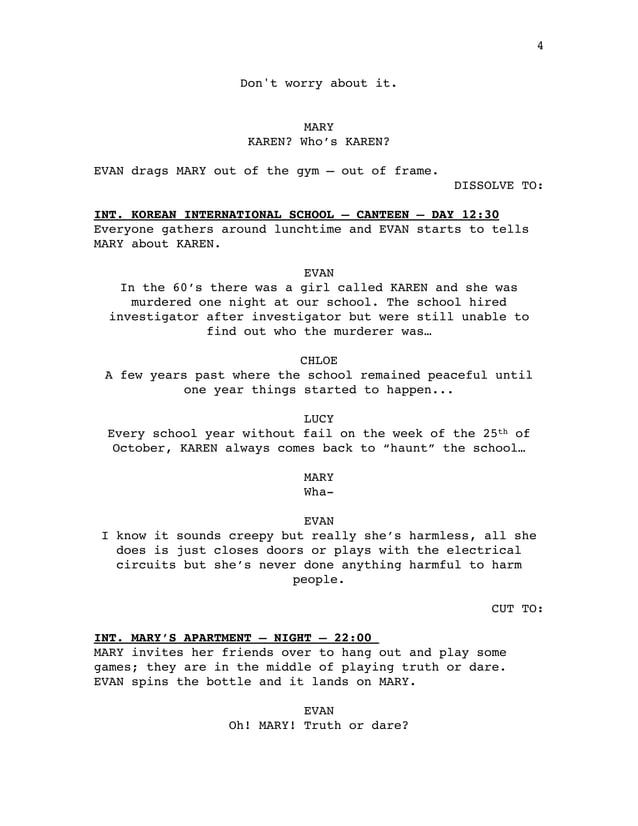 Karen Script - Version 1 | PDF