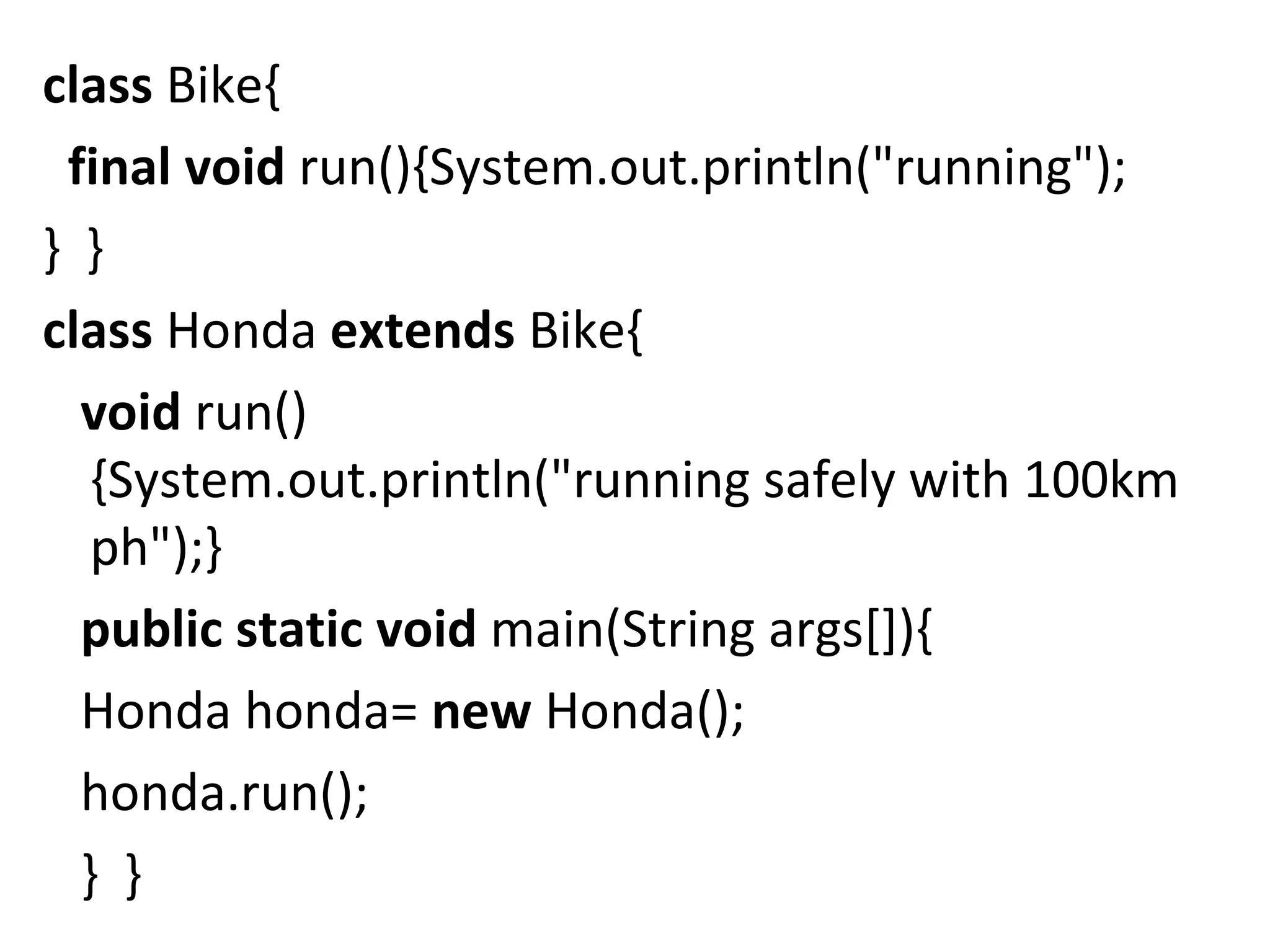 Final Keyword In Java Ppt Programming Languages Computing