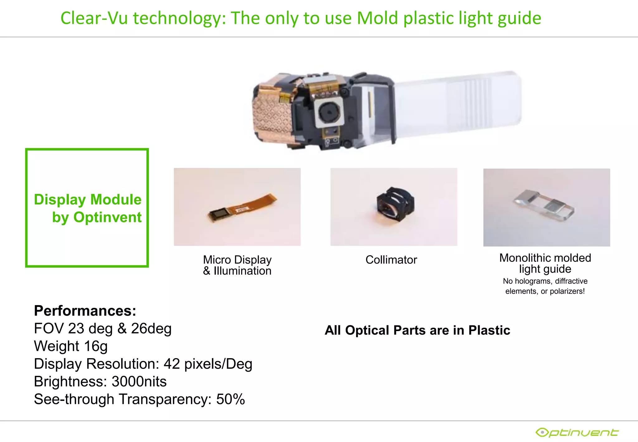 Khaled Sarayeddine (Optinvent): Optical Technologies & Challenges for Next Generation AR | PPT