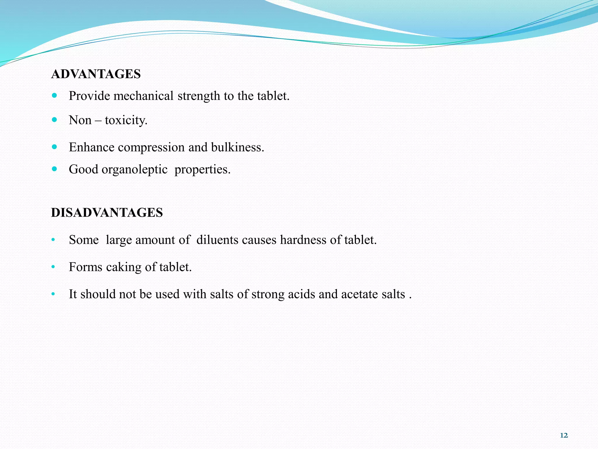 DILUENTS AND DISINTEGRANTS | PPTX