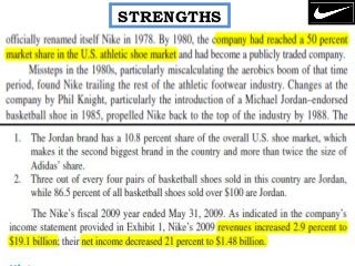 SWOT analysis NIKE | PPT