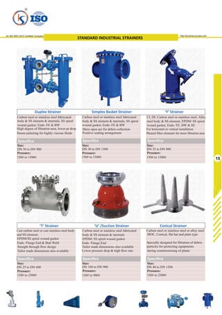 VALVES & STRAINER By KS Valves & Pumps | PDF