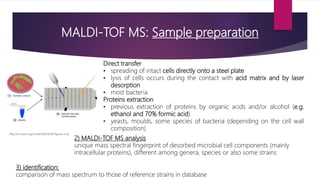 MALDI - TOF MS: Where Mass Spectrometry Meets Microbiology | PPTX