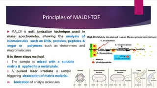 MALDI - TOF MS: Where Mass Spectrometry Meets Microbiology | PPTX