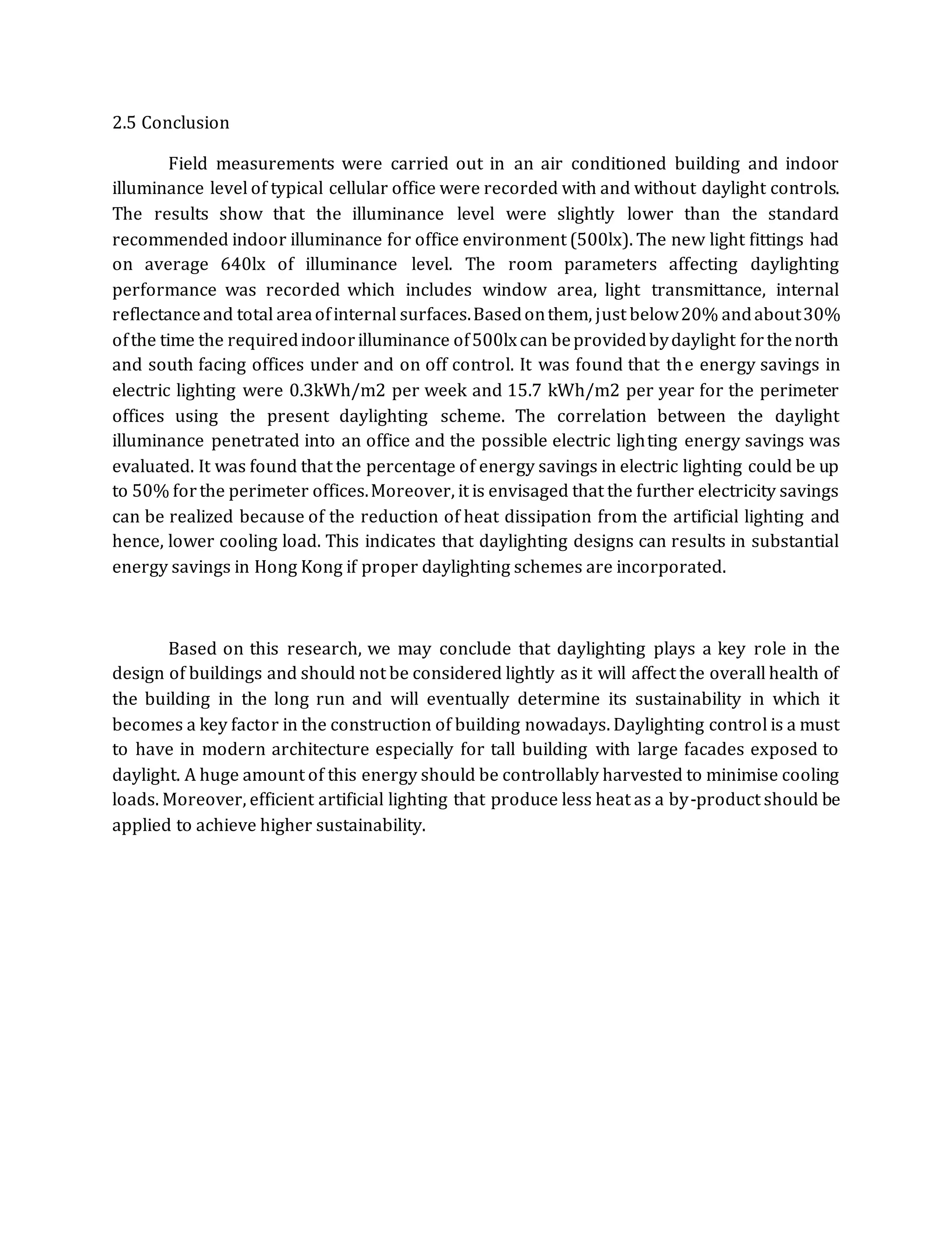 Building Science II: Lighting Report | DOCX