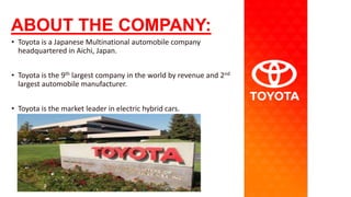 Toyota: Creating Value | PPT