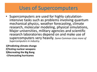 supercomputer | PPTX