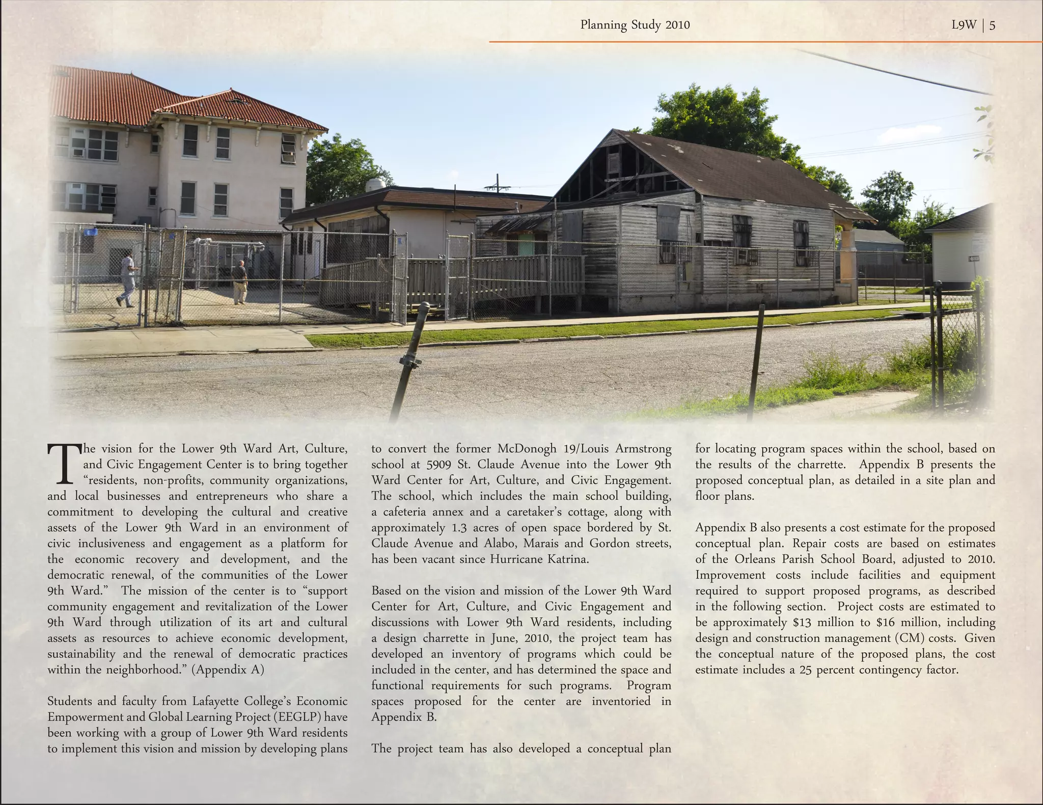 Lower 9th Ward: Art, Culture Community Engagement Center | PDF
