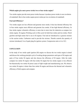 IC Engine Final lab report | PDF