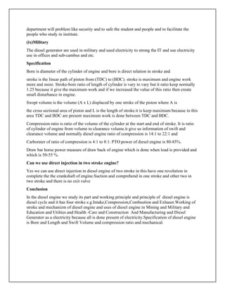 IC Engine Final lab report | PDF