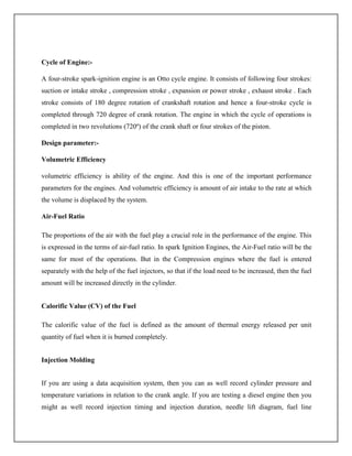 IC Engine Final lab report | PDF