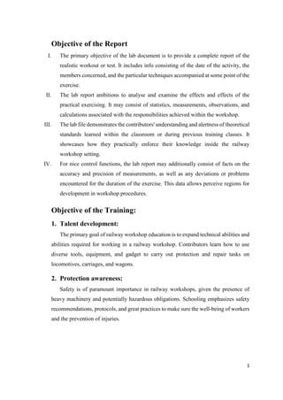 Final lab Report19AU006.pdf Supervised Industrial Training | PDF