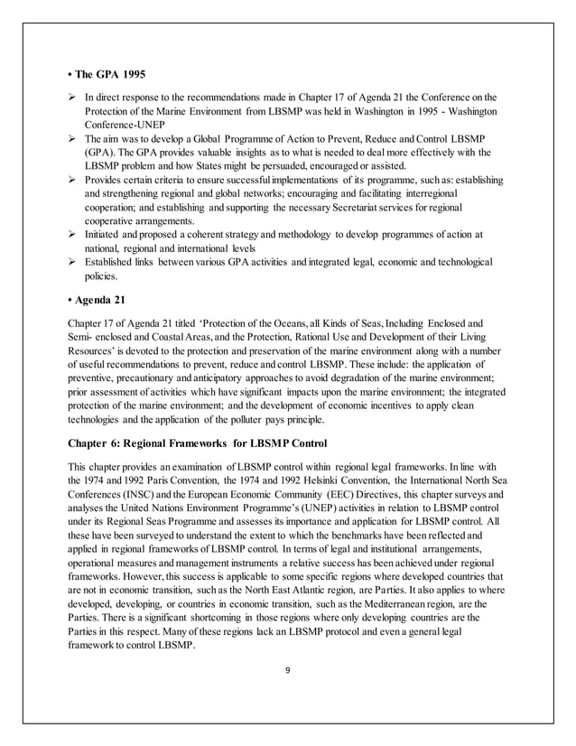 land based sources of marine pollution | DOCX | Environmental Services ...
