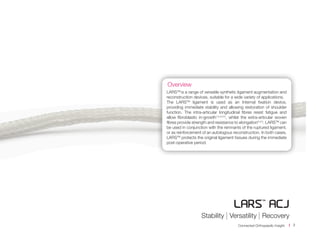 LARS ACJ Surgical Technique Corin Lennard Funk | PDF