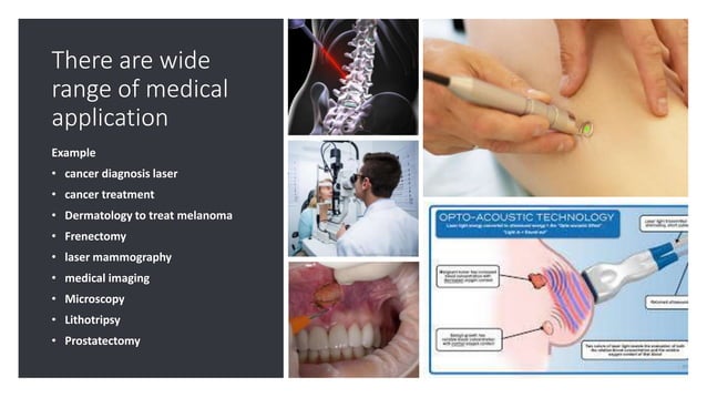 medical application of laser | PPTX