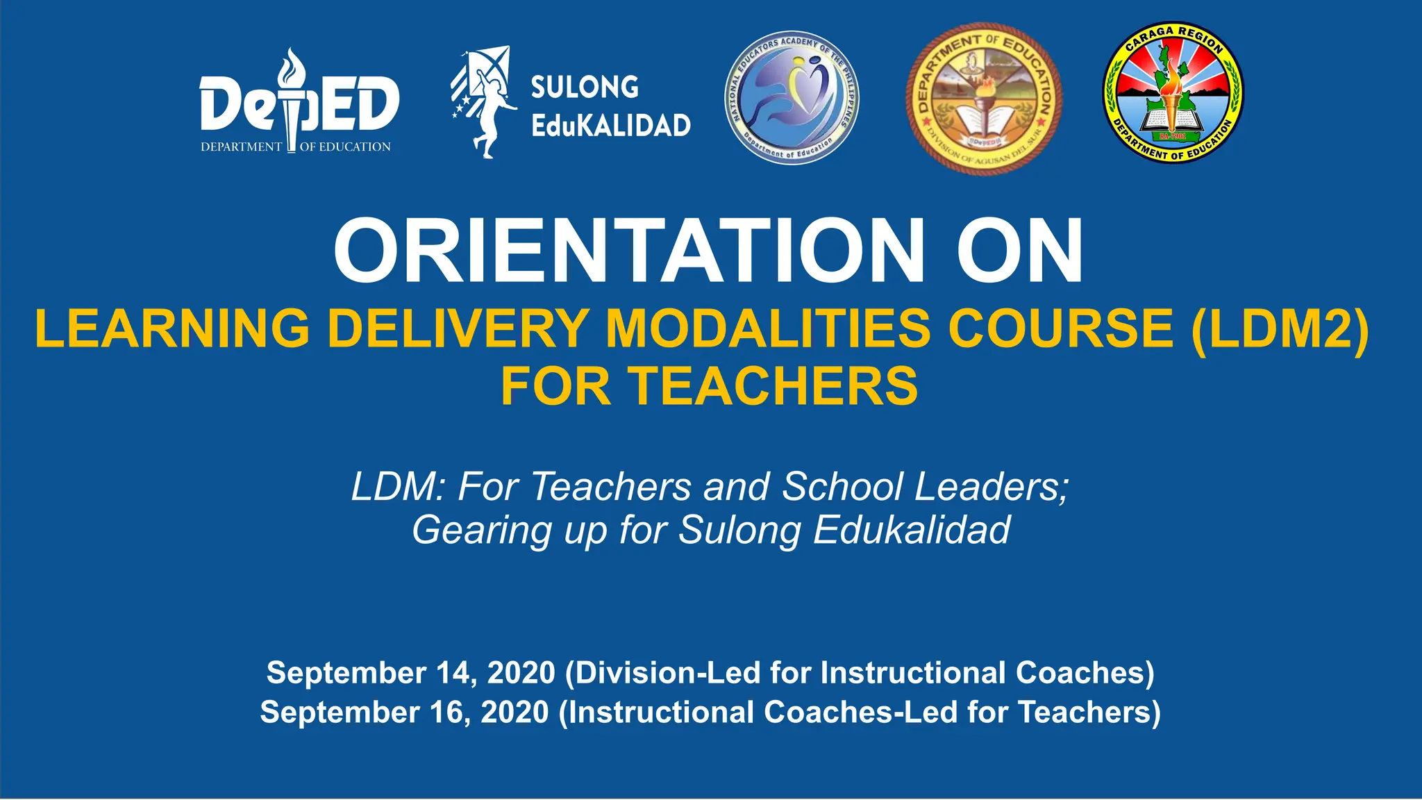 Final LDM2 for Teachers - Orientation.pptx | Educational Assessment | Education