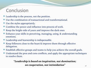 Leadership Skills | PPT