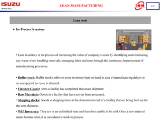 Lean manufacturing | PPTX