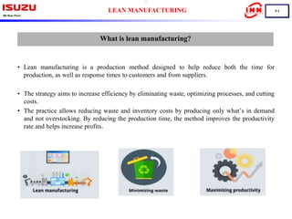 Lean manufacturing | PPTX