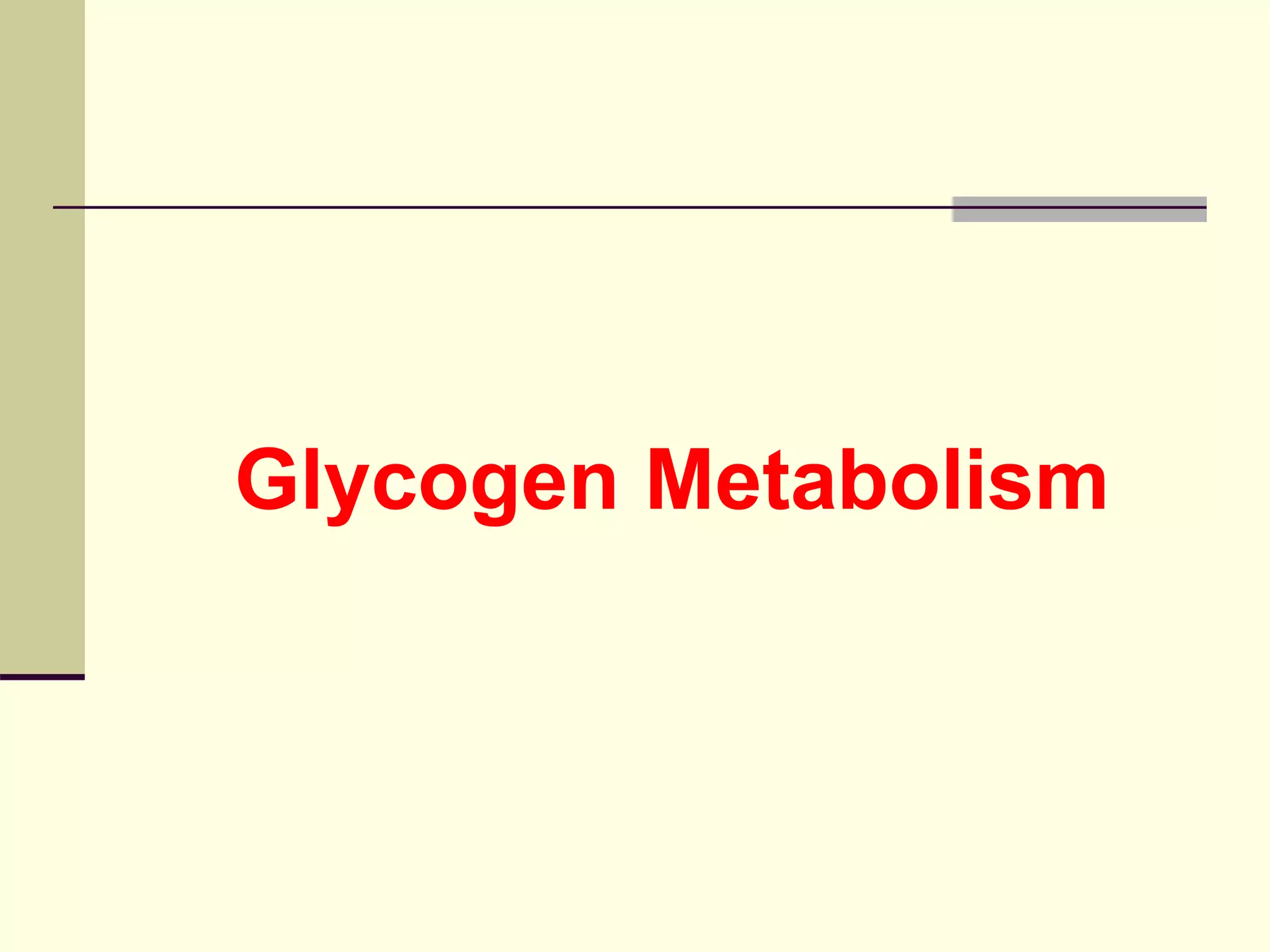 Final Lect 8 Glycogen Storage Diseases Ppt