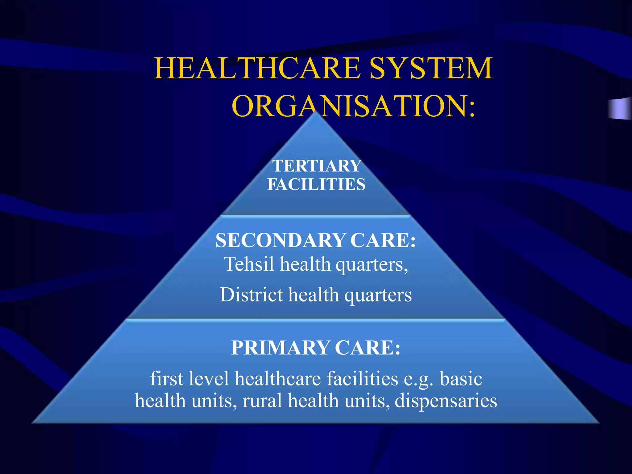 Final lecture on health care system in pakistan | PPTX