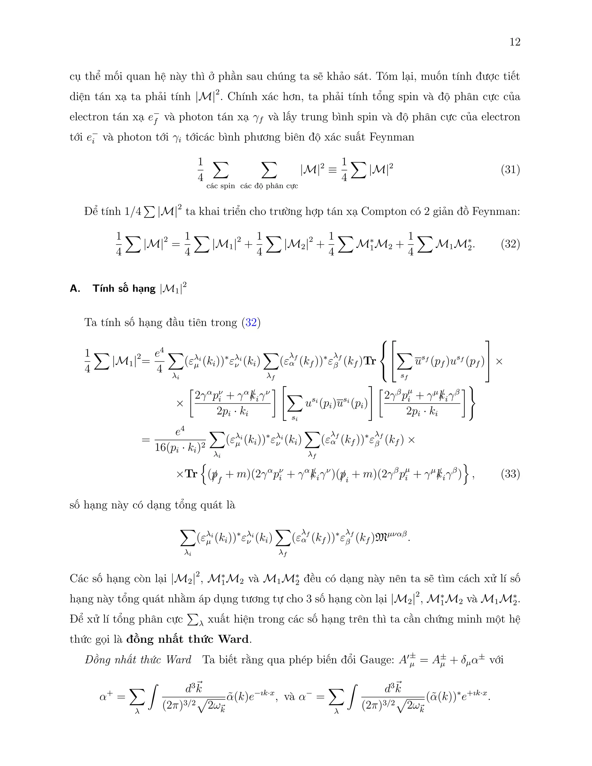 QFT: DCS of Compton scattering | PDF