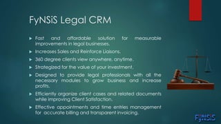 Legal CRM built on Suite CRM | PPTX