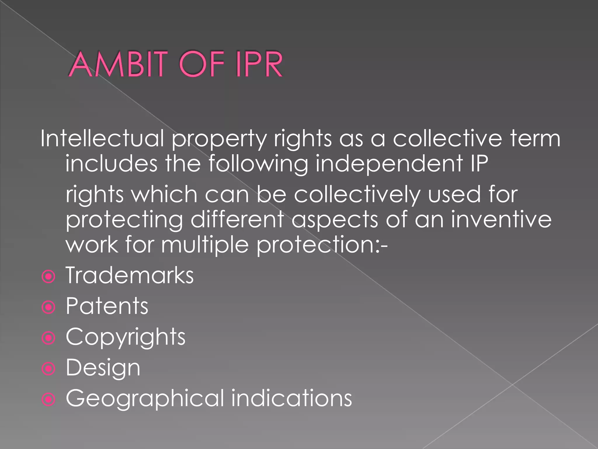 CUSTOMS+IPR: AN ENIGMATIC COMBINATION FOR ALL? | PPTX