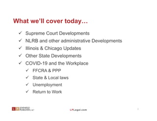 Hot Topics in Labor & Employment Law | PDF