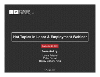 Hot Topics in Labor & Employment Law | PPT