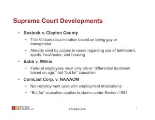 Hot Topics in Labor & Employment Law | PPT